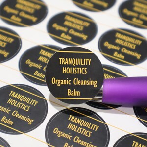 Circle Business Stickers, Round Logo Stickers, Custom Stickers & Labels ...