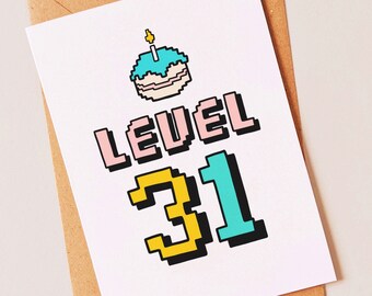 31 Birthday Card - Etsy