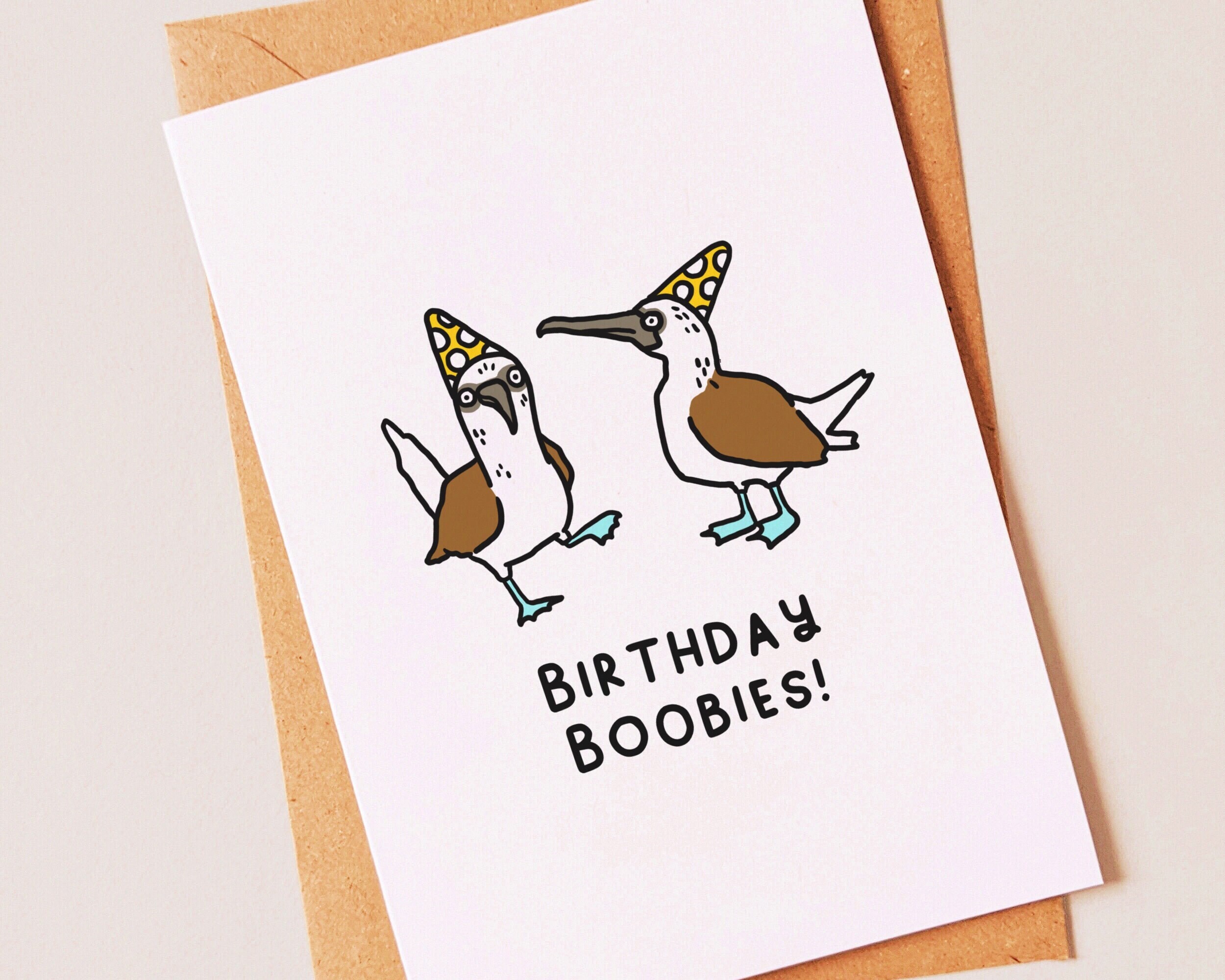 Rude Funny Birdwatcher Bird Birthday Card for Your Best - Etsy
