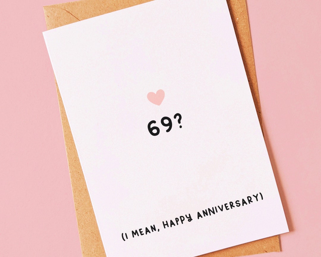 69 Funny, Naughty Fetish Card for a Wedding Anniversary for Him or Her ...