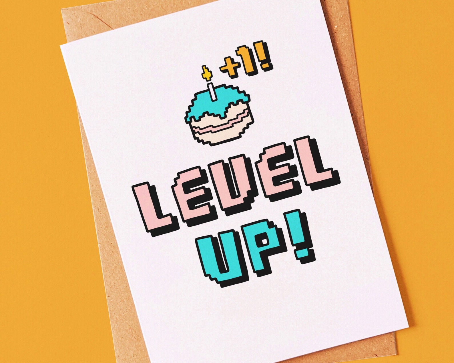 Level Up Funny nerdy birthday card for a gamer best - Etsy.de