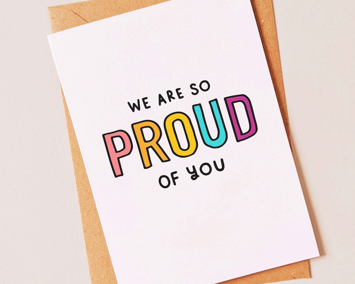 Buy Proud Cute Coming Out Congratulations Card for Your LGBTQ Online in ...