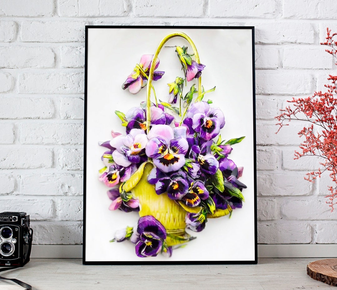 3D Decoupage Kit 3D Flower Picture Kit Art Paper Paper Tole - Etsy