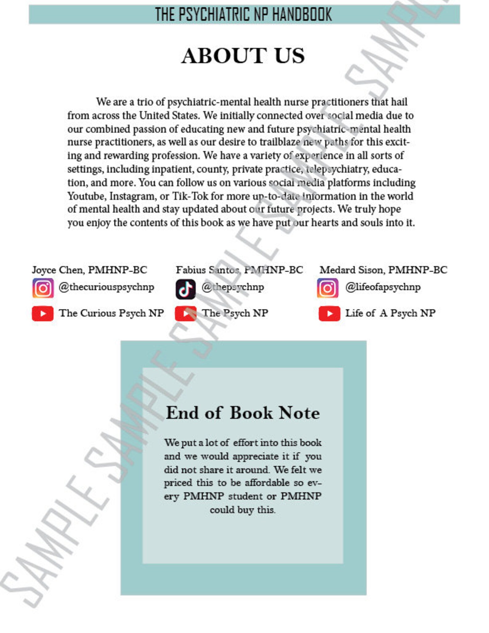 The Psychiatric NP Handbook - Etsy