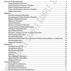 The Psychiatric NP Handbook - Etsy