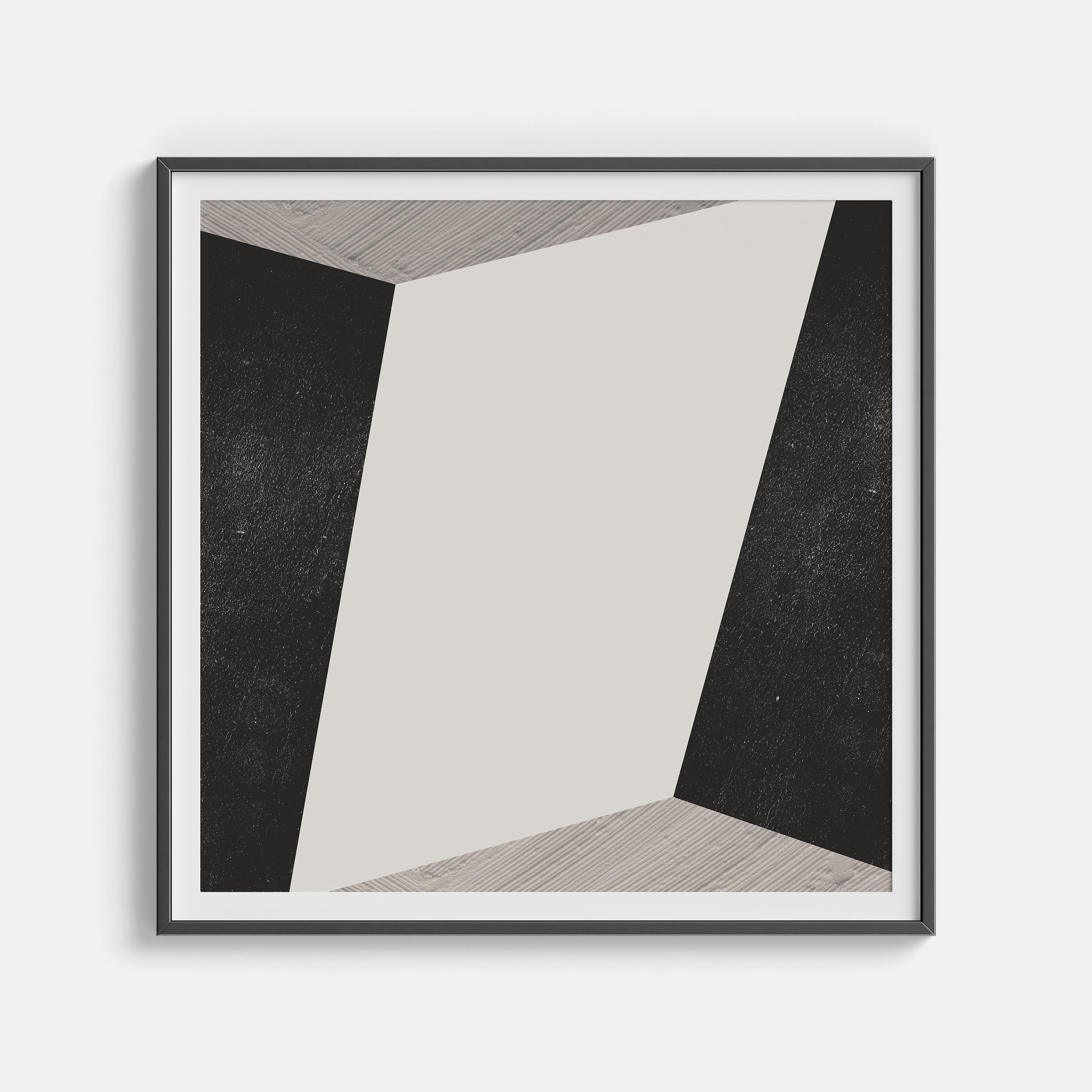 Abstract Art Prints, Geometric Wall Art, Black and Beige, Minimal Art ...