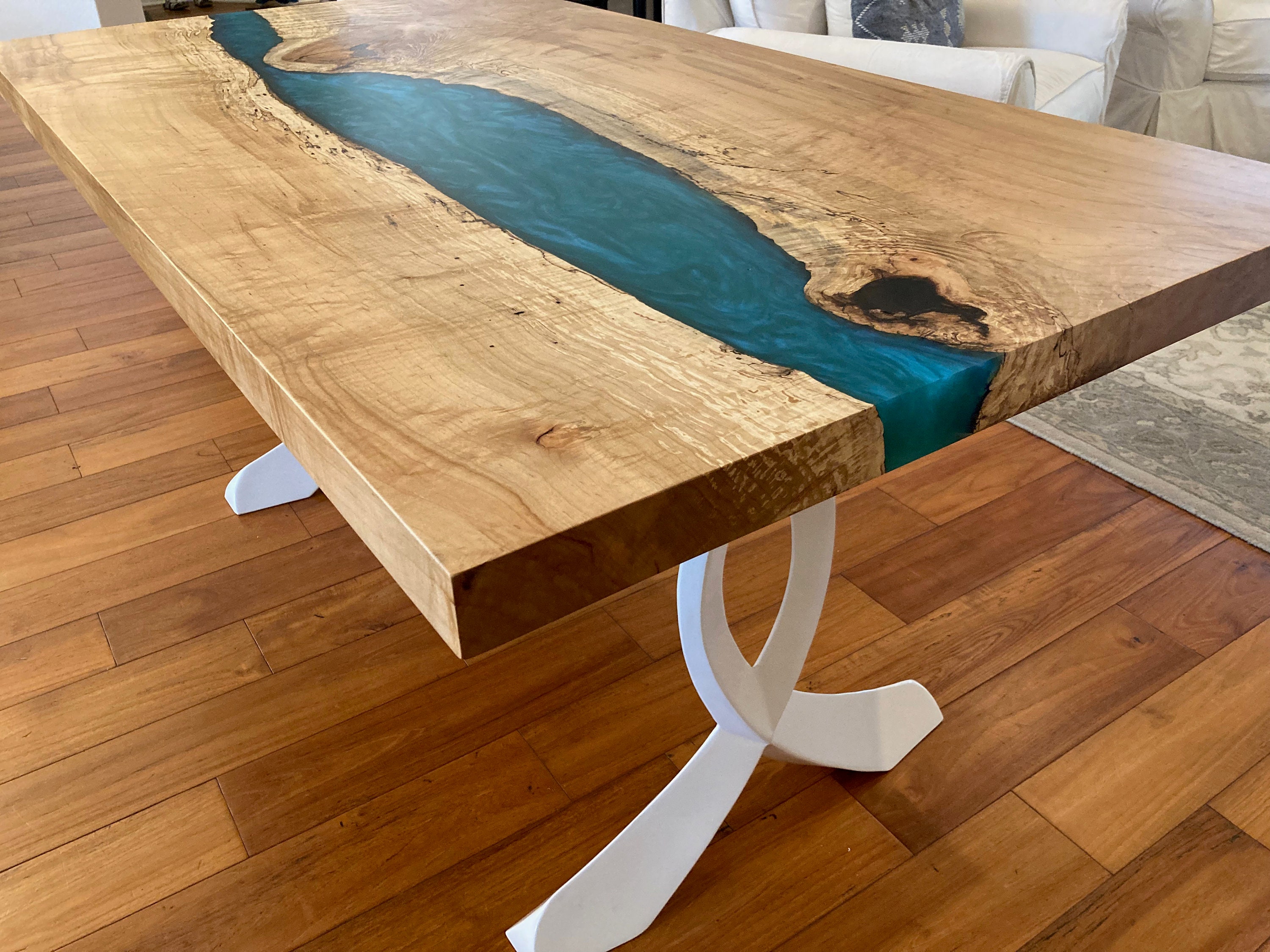 Custom Live Edge River Tables - Etsy