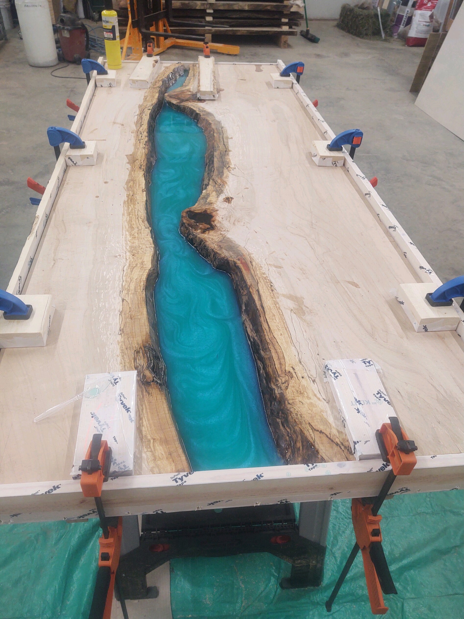 Custom Live Edge River Tables - Etsy