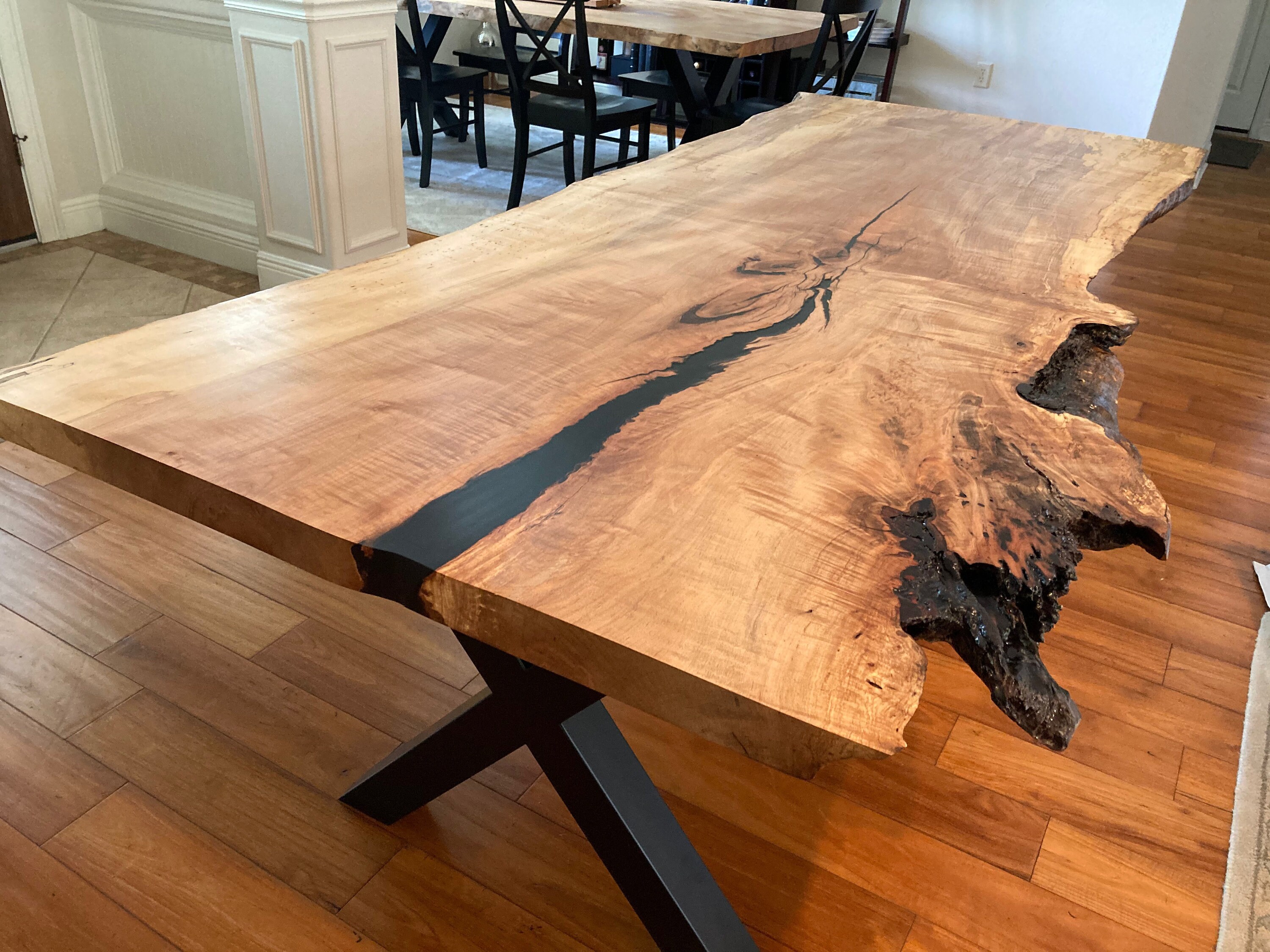 Custom Live Edge River Tables - Etsy