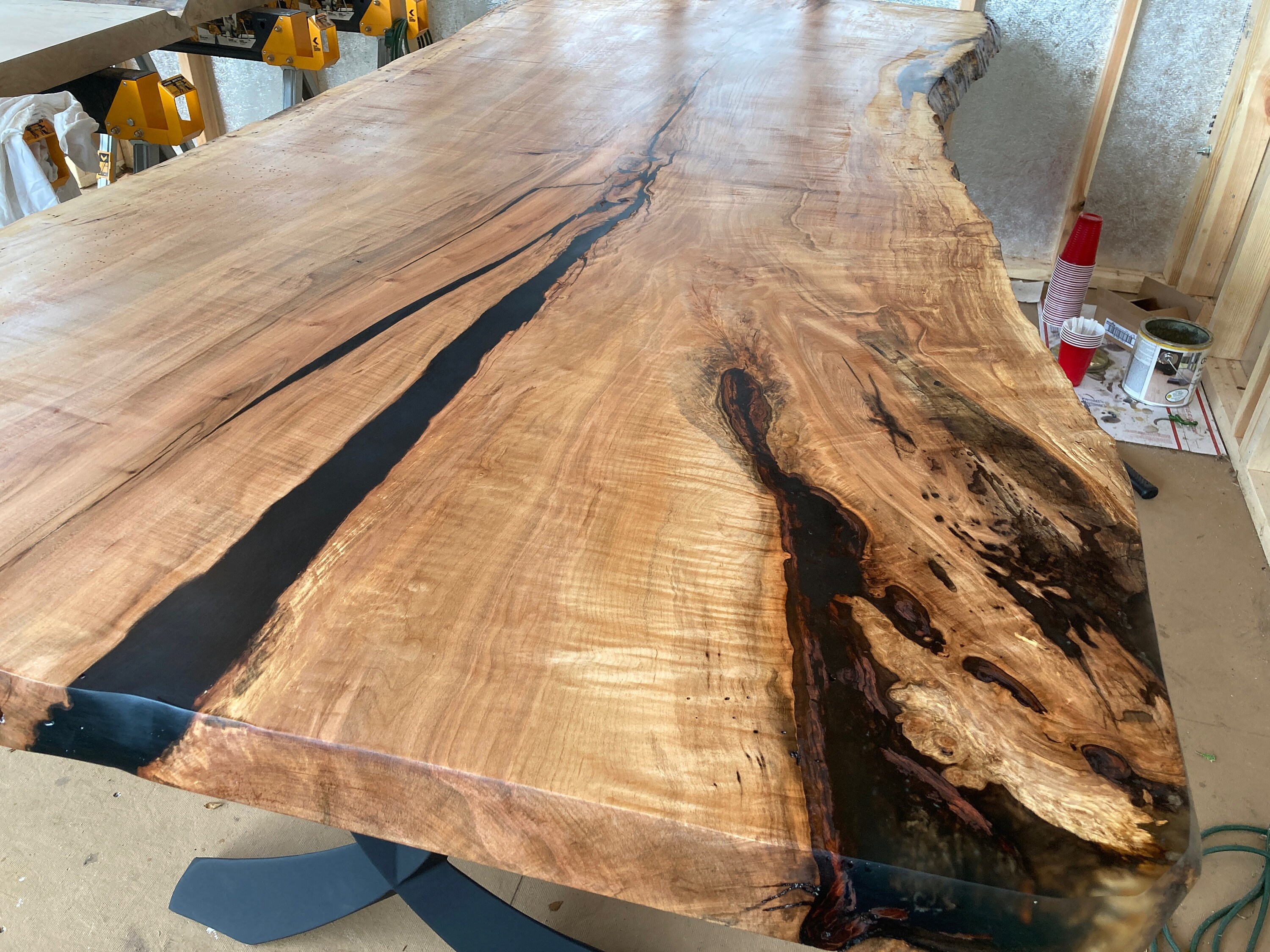 Custom Live Edge River Tables - Etsy