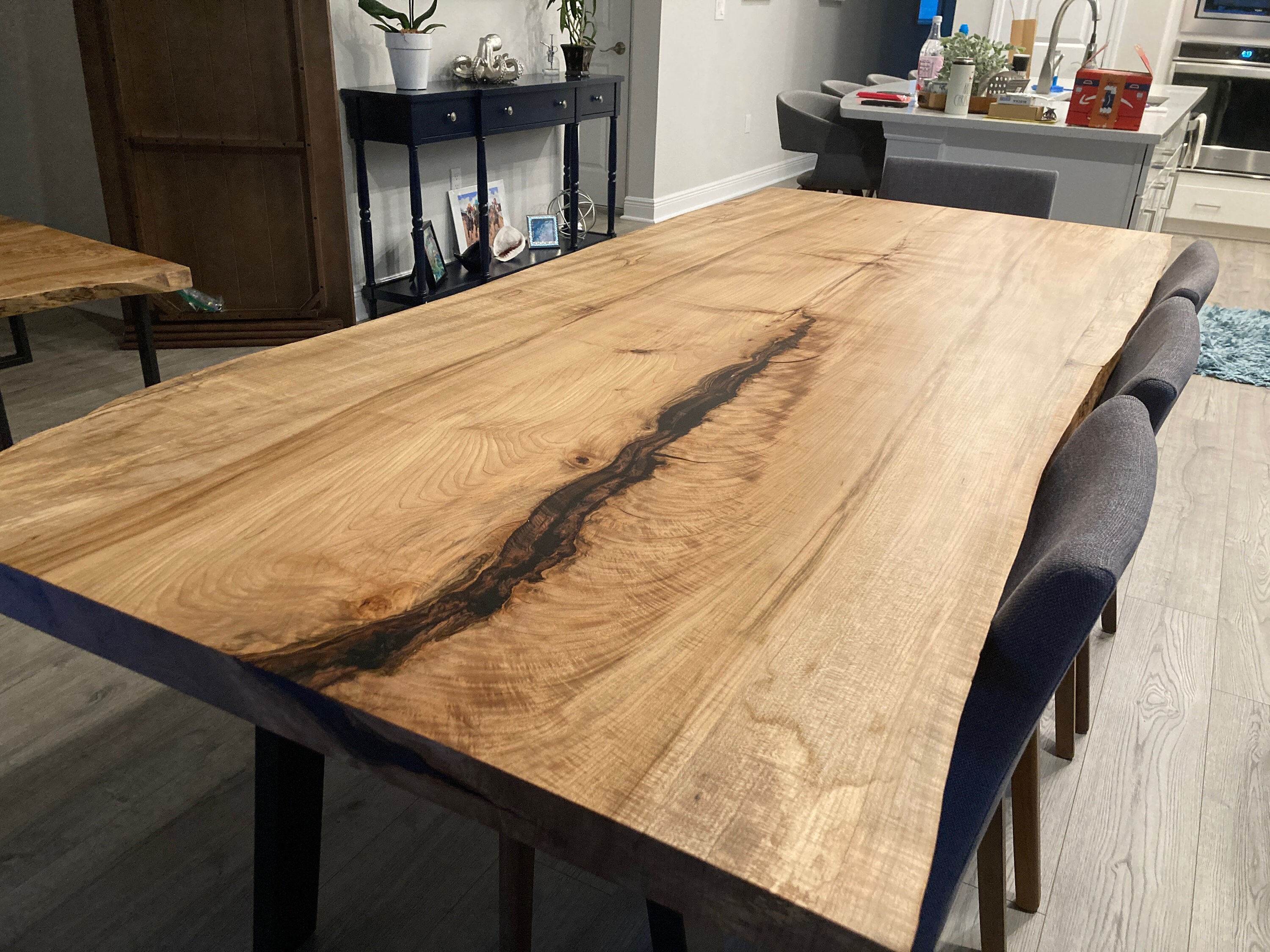 Custom Live Edge River Tables - Etsy