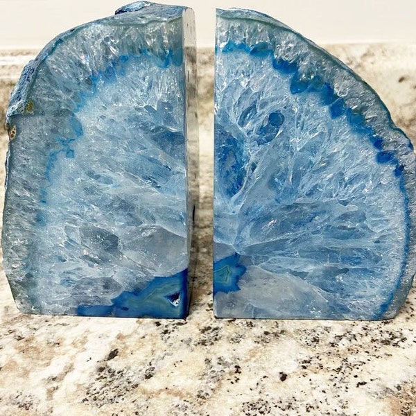 Geode Bookends - Etsy