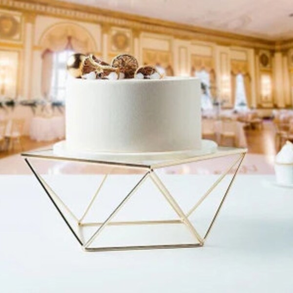Geometric Cake Stand - Etsy