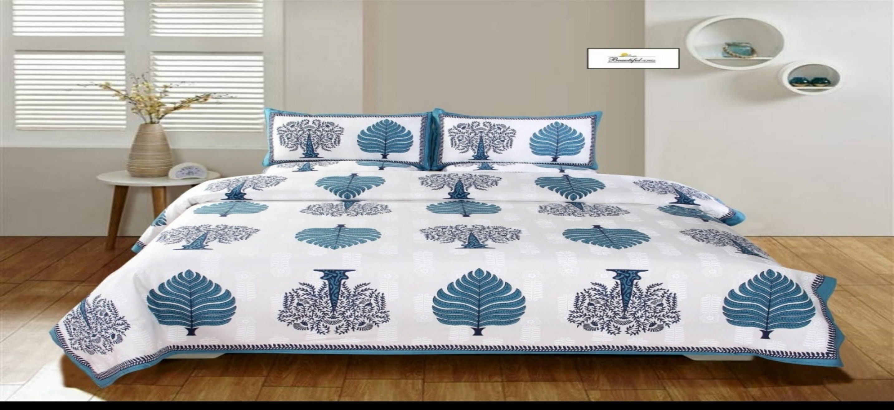 Bedsheet cotton Hand Print Sheet sets Queen sheet set | Etsy