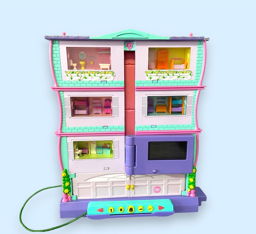 Pixel Chix Roomies House 2006 Apartment House 6 Rooms - Etsy