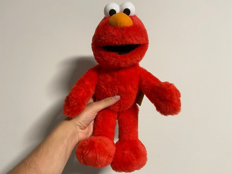Original Sesame Street Plush Elmo 2000 Stuffed Animal 13 - Etsy