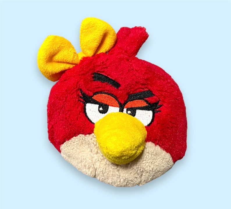 Angry Birds Red Plush 13cm Girl Red Bird Stuffed Animals - Etsy