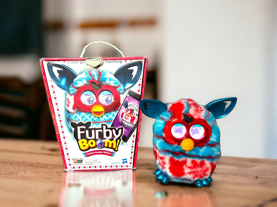 Furby Boom Festive Sweater Special Edition 2012 Furby Toy Red White ...