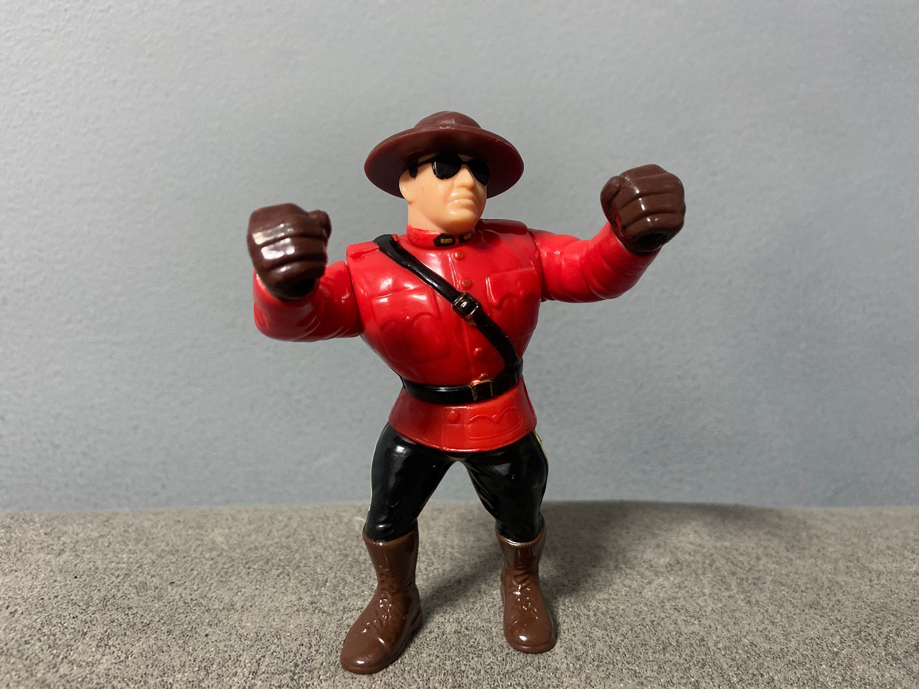 WWF Hasbro the Mountie Vintage Figure Working Action Wrestling - Etsy