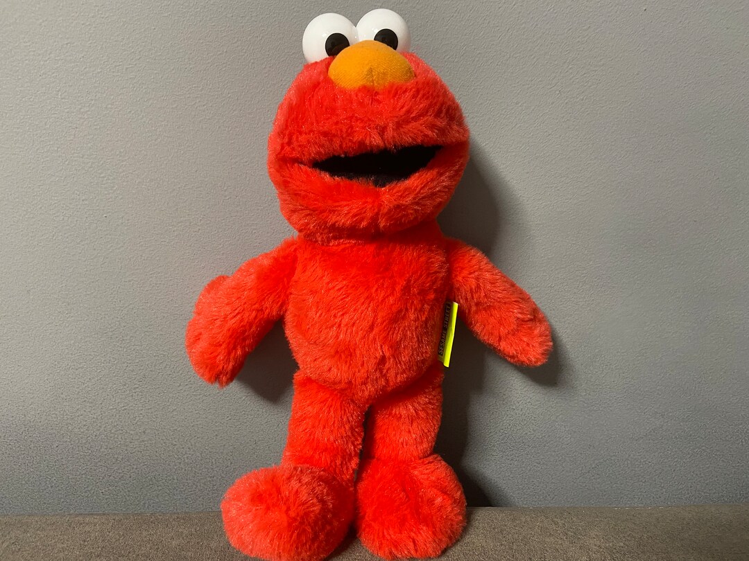 Original Sesame Street Plush Elmo 2000 Stuffed Animal 13" Elmo Toys ...
