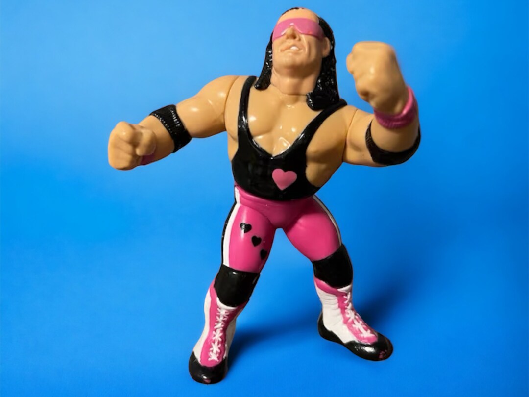 Bret Hart WWF Hasbro Action Figure – Series 4 – Bret "the Hitman" Hart ...