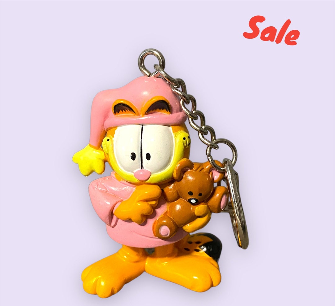 VTG Garfield Figure 90s Keychains Garfield Figures - Etsy