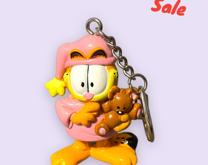 VTG Garfield Figure 90s Keychains Garfield Figures - Etsy