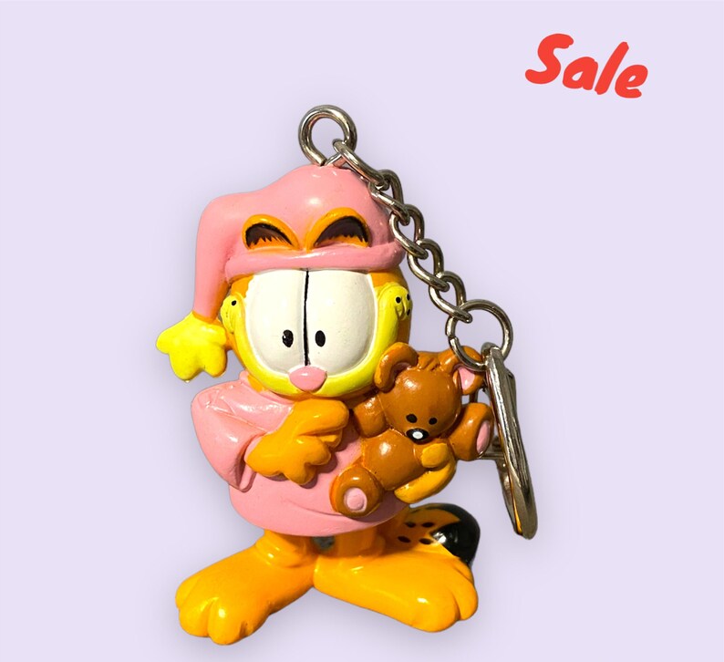 VTG Garfield Figure 90s Keychains Garfield Figures - Etsy