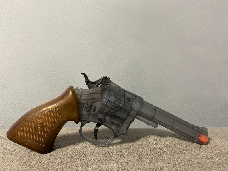 Plastic Cap Gun Revolver Replica Toy Pistol Revolver Prop | Etsy