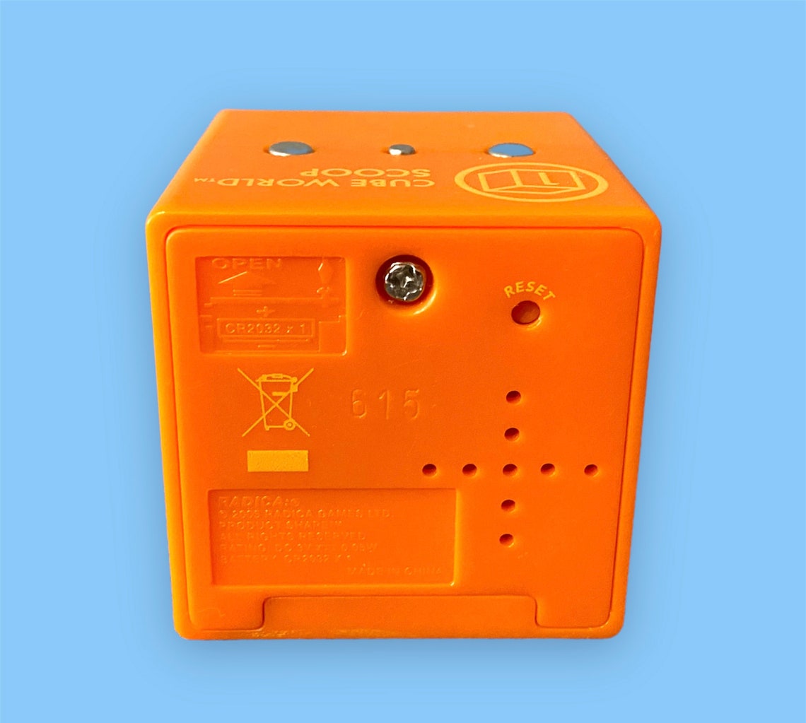 Radica Cube World Series 1 SCOOP Orange Cube Tested & Working - Etsy