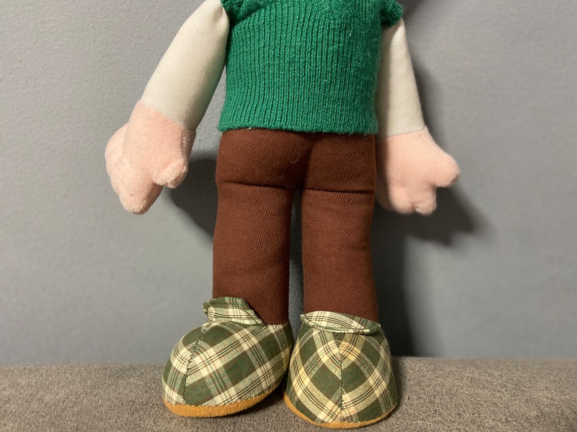 Vintage 1989 Wallace and Gromit Wendolene Plush Doll 14 - Etsy