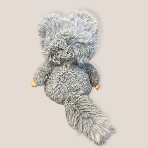 Vintage 1970s MONCHHICHI NYAMY Thumb Sucking Gray Cat Beans Plush Toy ...