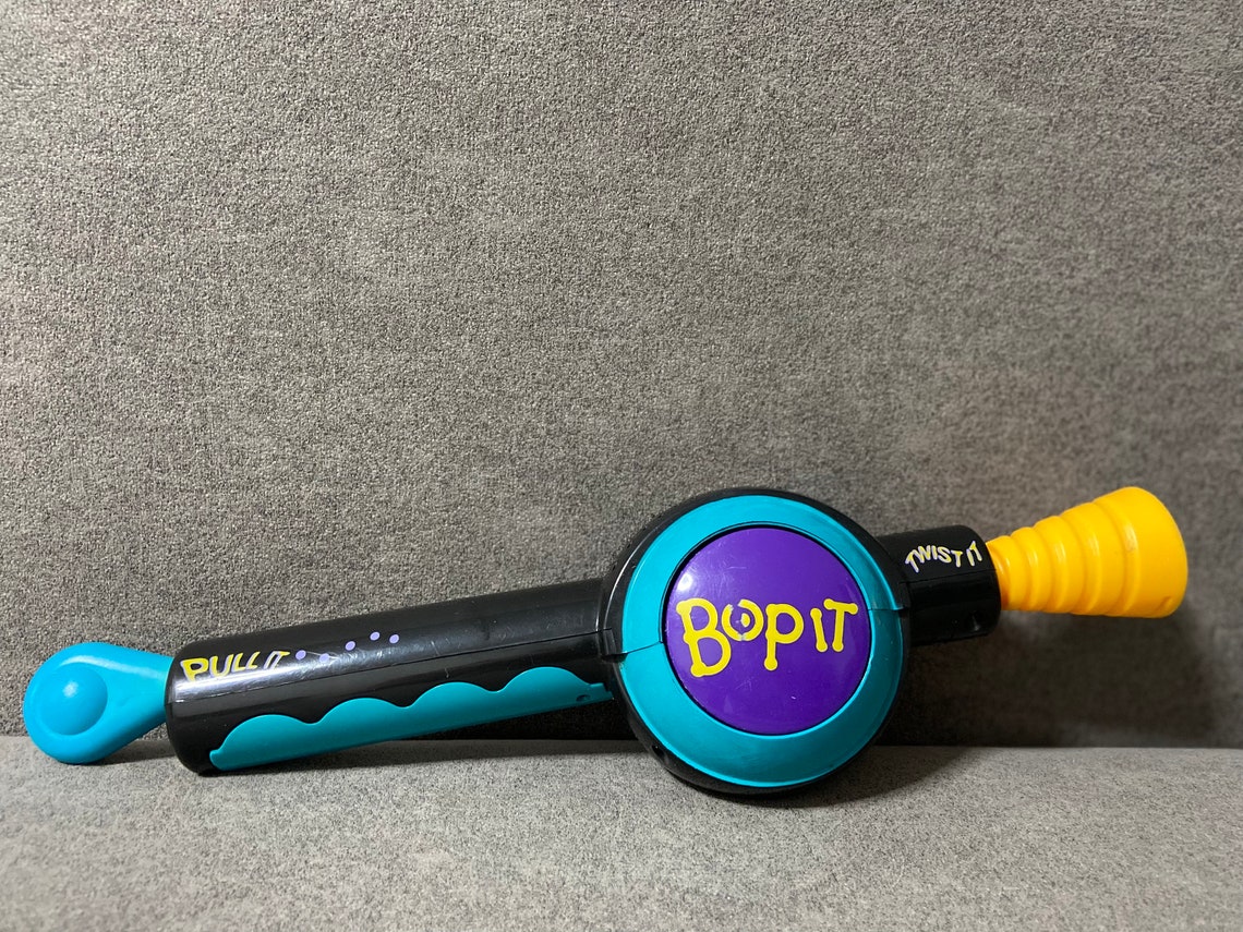 Vintage Bop It 1996 Original Push and Pull Game by Hasbro - Etsy