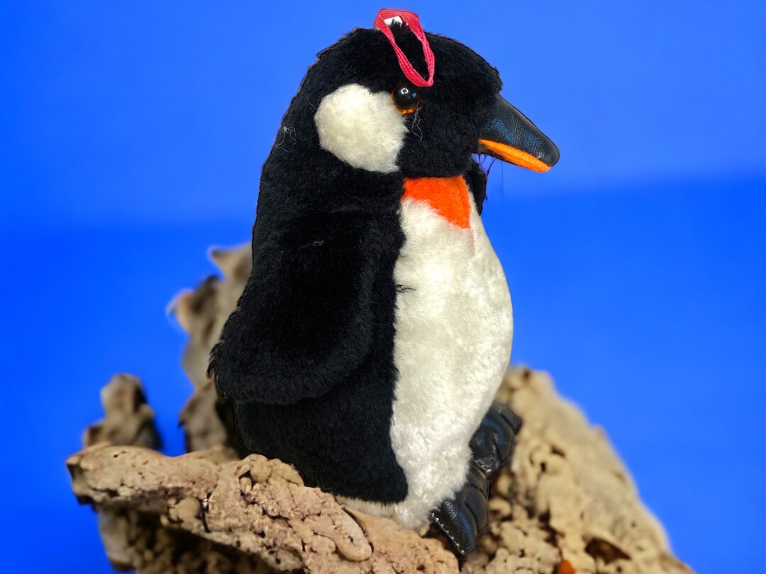 Realistic Black-white Orange Emperor Penguin Plush Stuffed Animal - Etsy