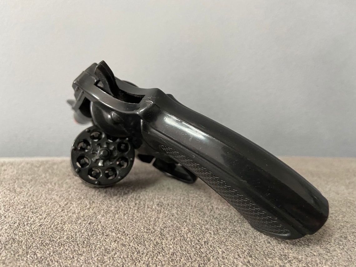 Plastic Cap Gun Replica Gun Toy Pistol Revolver Plastic Gun - Etsy ...