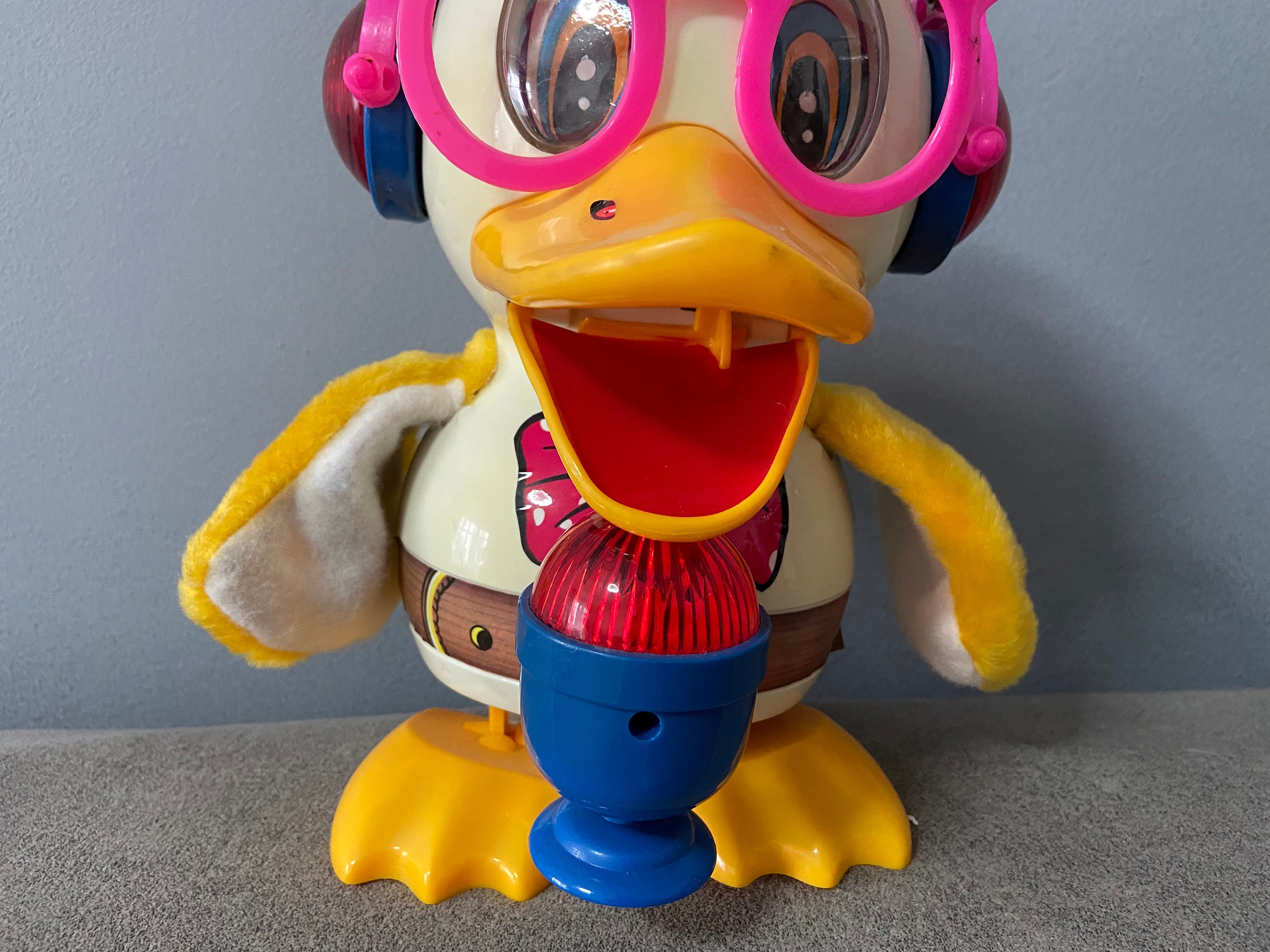 Vintage DJ Duck Yellow Sounds Music 1995 Vintage Toy / | Etsy