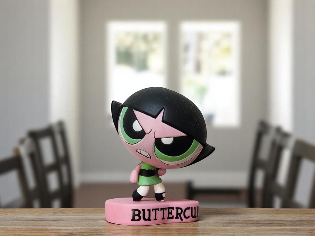 Vintage Buttercup Bobble Head - Powerpuff Girls | Cartoon Network ...
