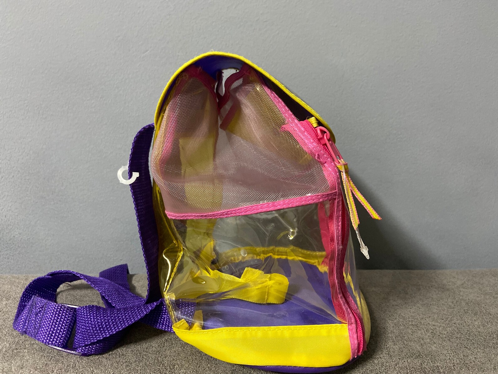 Furby backpack Original 1999 Clear Furby Carry Along Backpack | Etsy