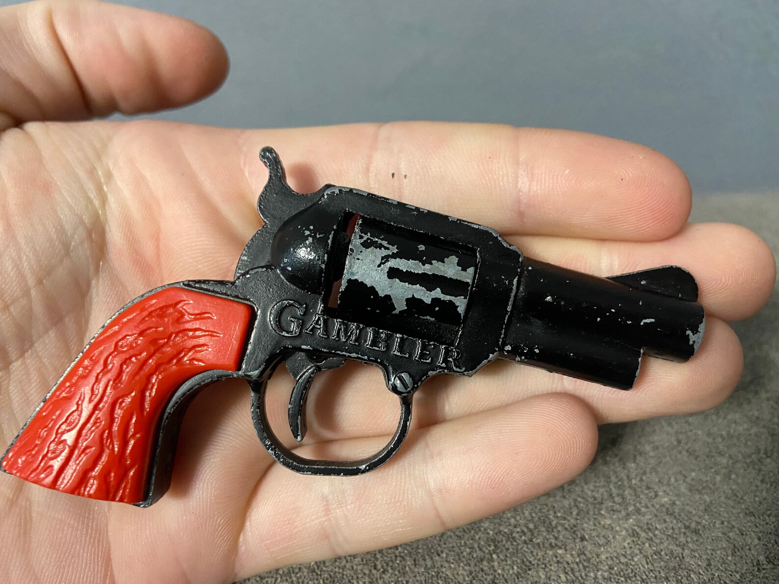 Rare Toy Gun Vintage 1960s Lone Star the Gambler Prop Revolver | Etsy ...