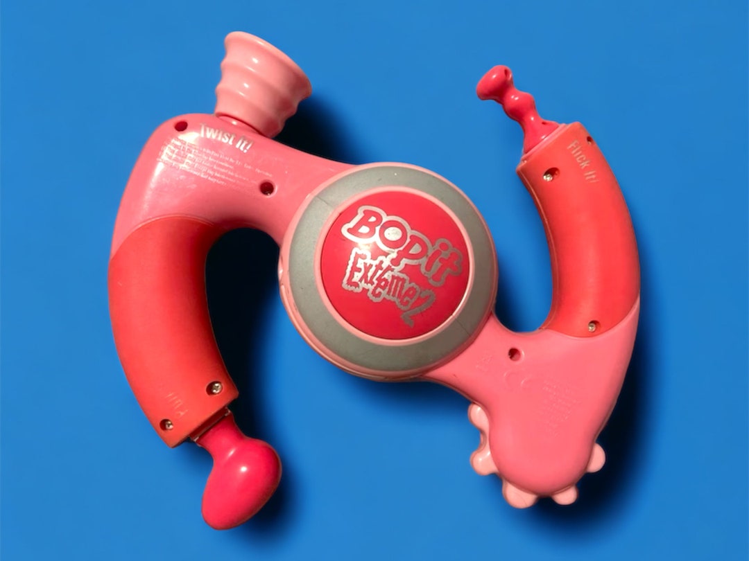 BOP IT Extreme 2 Pink VINTAGE 2002 Hasbro Electronic Game Bopit Push ...
