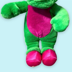 Baby Bop Green Dinosaur Plush 1992 Barney & Friends Stuffed Animal ...