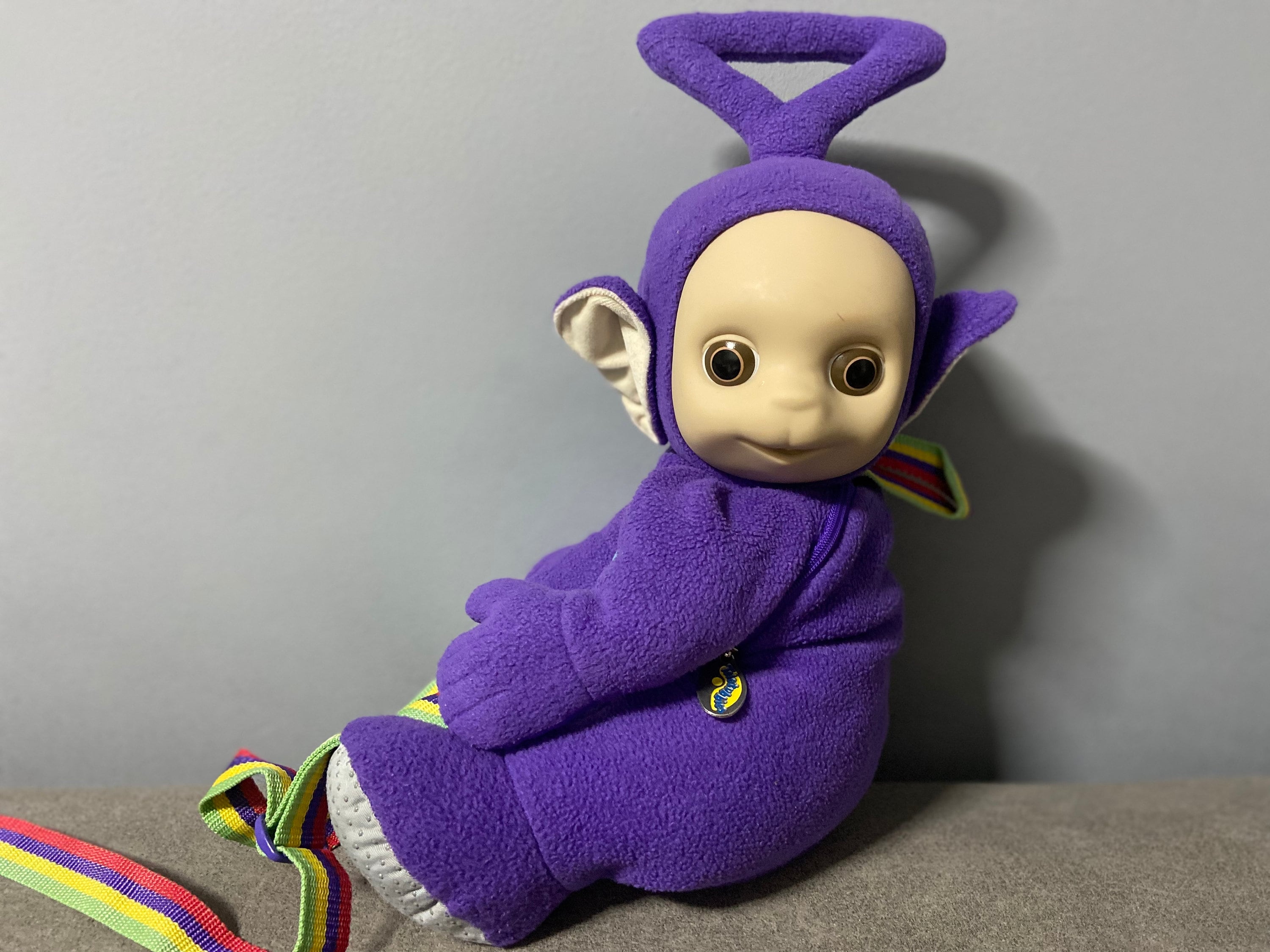 Rare Tinky Winky Teletubbies Plush 15 Backpack 1996 90s, 49% OFF