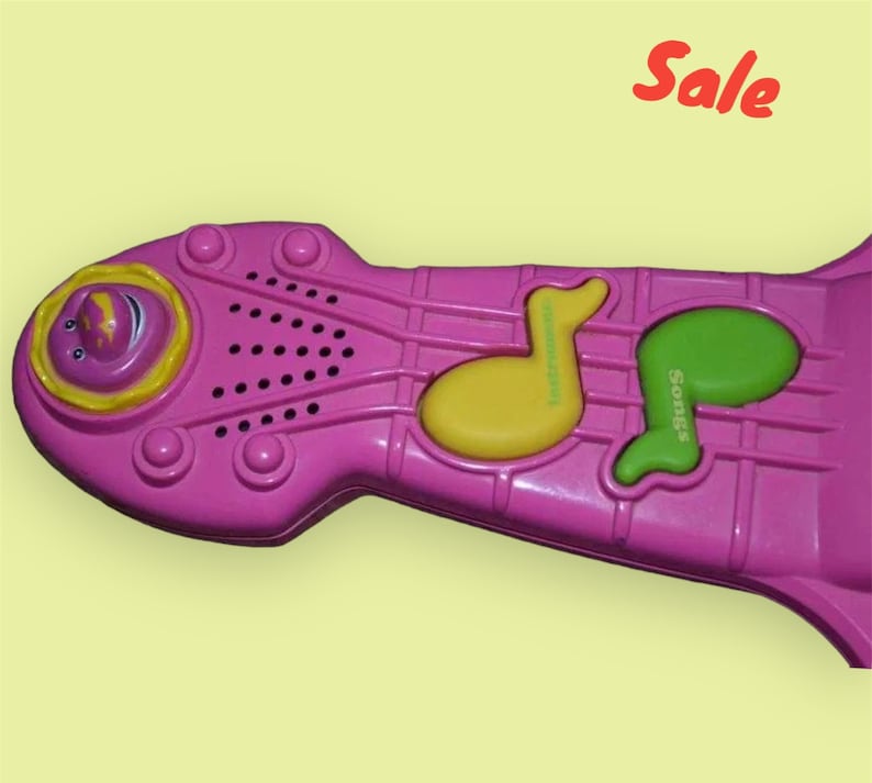 Vintage Barney Banjo Musical Guitar Playskool 1997 Barney the - Etsy