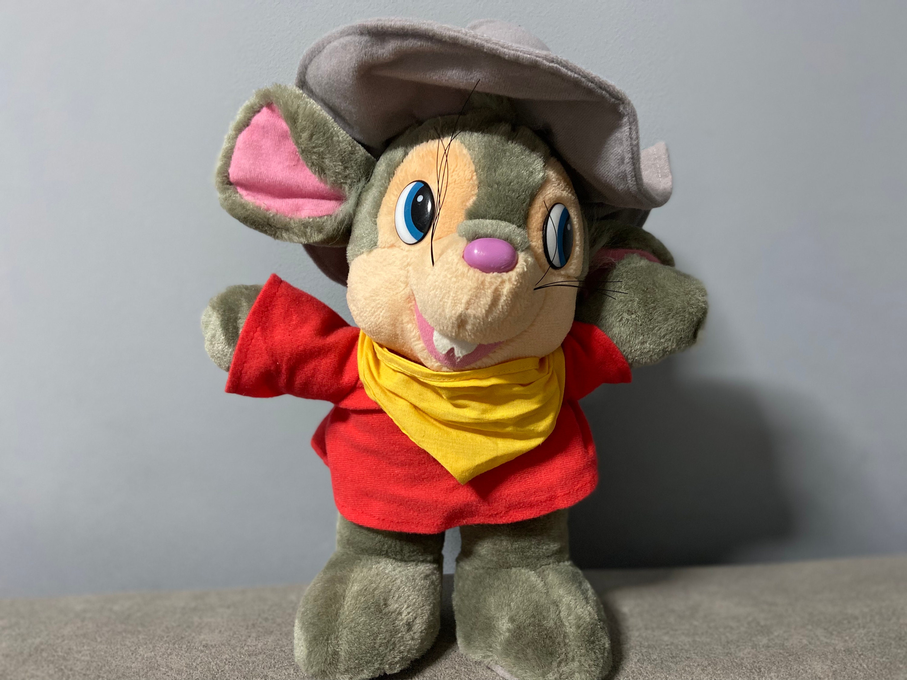 Large AN American Tail Fievel Mousekewitz Plush 15 - Etsy