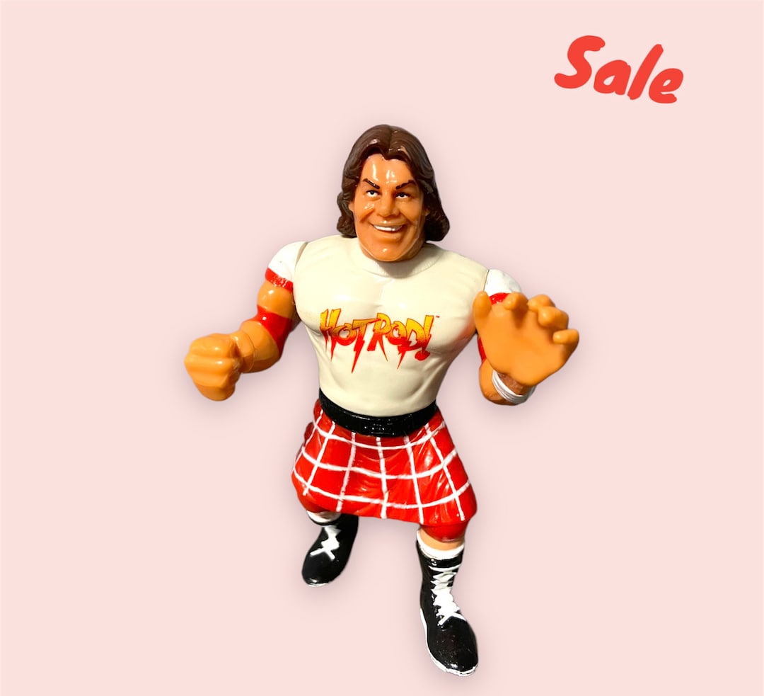 Wrestling Vintage Rowdy Roddy Piper Hot Rod 1991 Titan Sports Hasbro ...