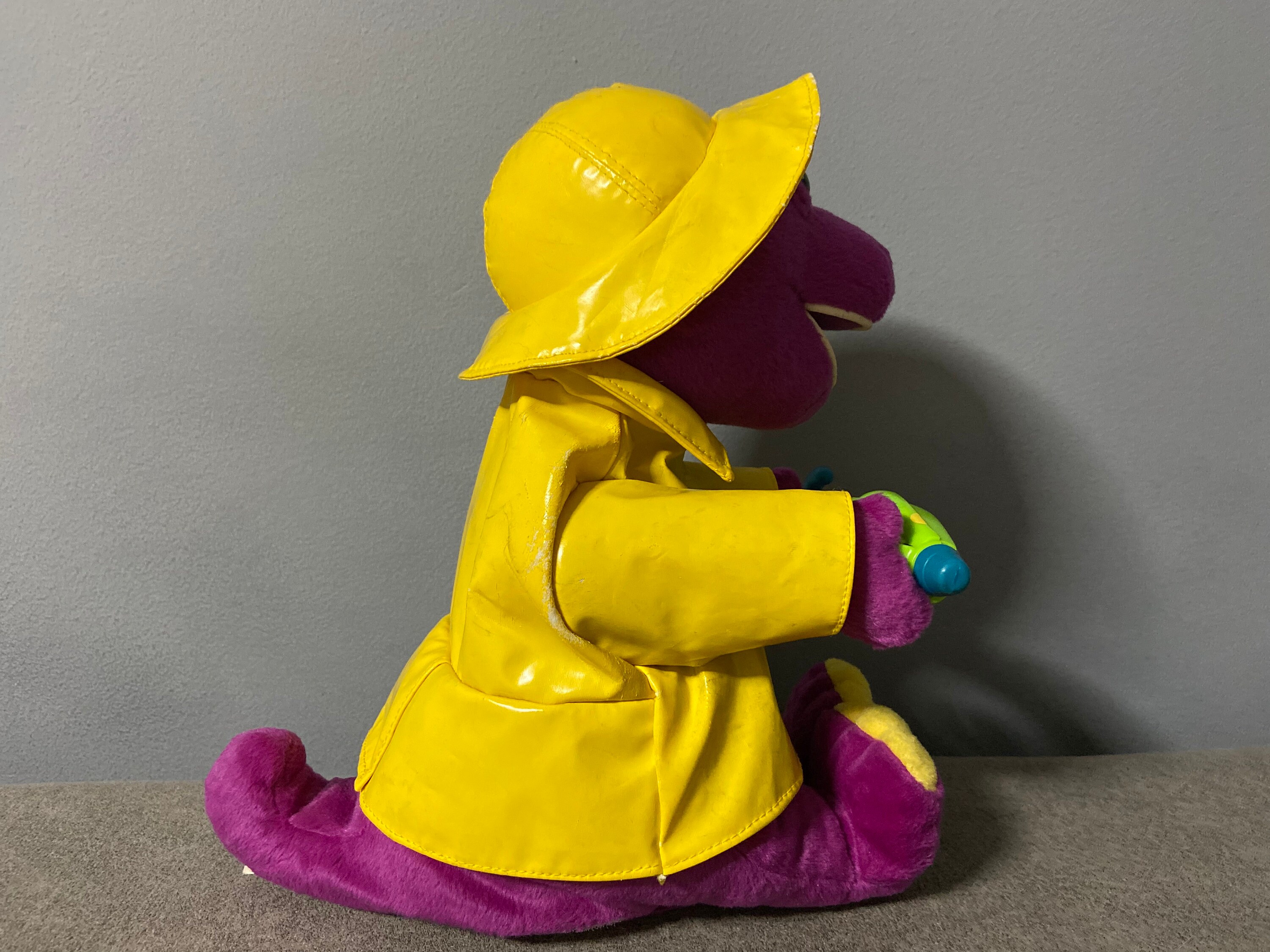 Vintage 90s Barney the Dinosaur Plush Singing in the Rain Toy - Etsy