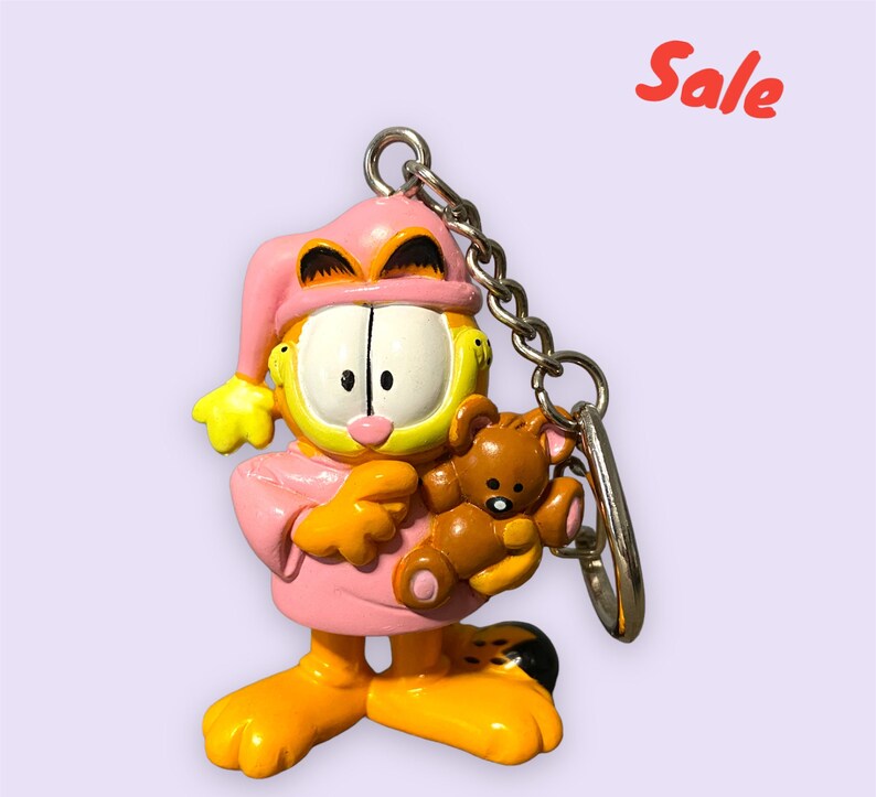 VTG Garfield Figure 90s Keychains Garfield Figures - Etsy
