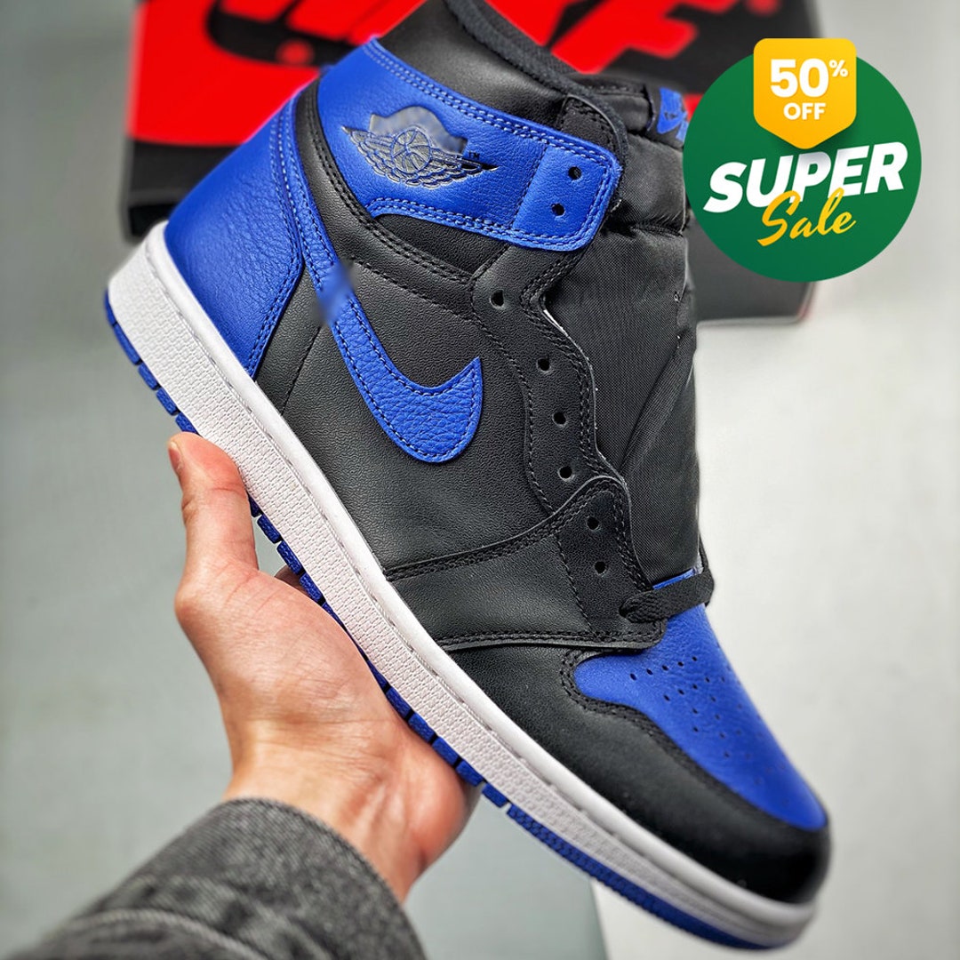 AJ1 Royal Handmade Sneaker Gift for Men and Women on Valentine & New ...