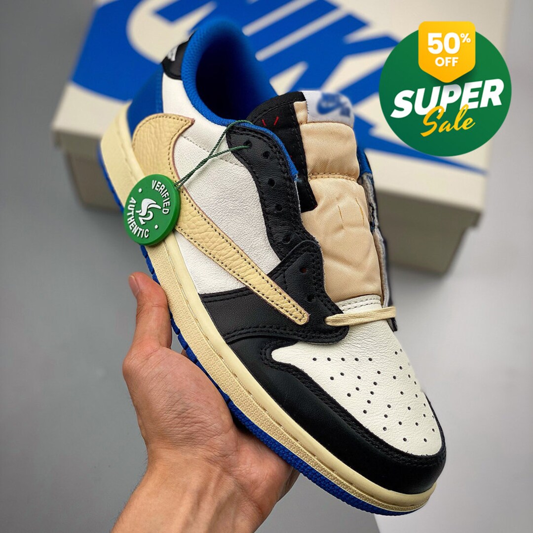 AJ1 Fragment Handmade Sneaker Gift for Men and Women on Valentine & New ...