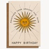 Happy Birthday Sun Mustard Yellow Greetings Card. A6 - Etsy
